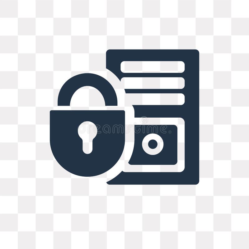 Server Vector Icon Isolated on Transparent Background, Linear Se Stock ...