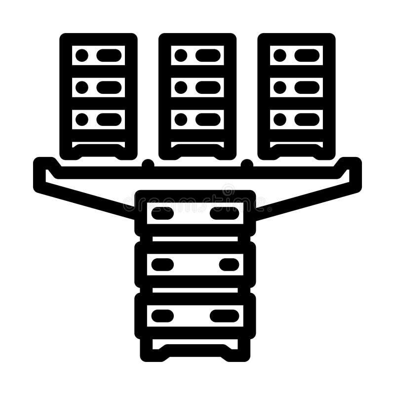 Server Virtualization Vector Stock Illustrations – 529 Server ...