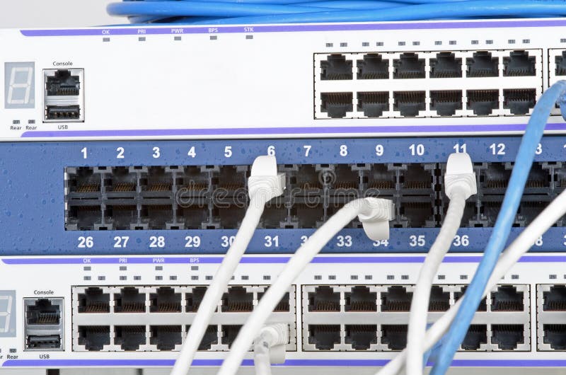 Server and wires stock image. Image of wire, internet - 82652317