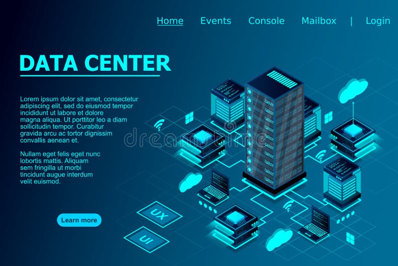 Main Server Icon, Black Vector Sign with Editable Strokes, Concept ...