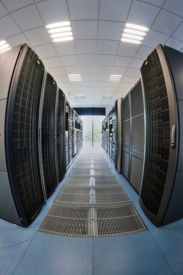 Servers in computer room stock photo. Image of disk, center - 85937536