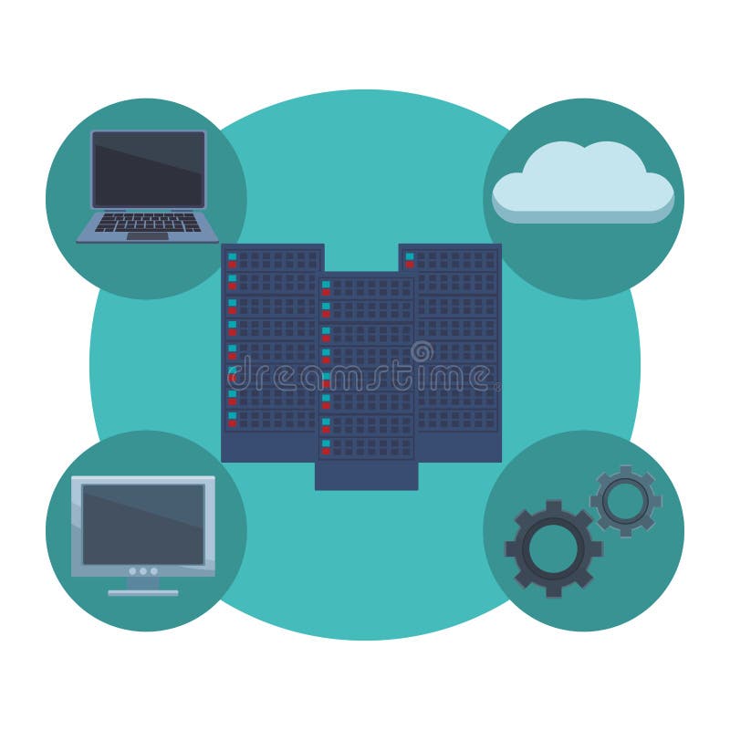 Servers Pictogram Stock Illustrations – 221 Servers Pictogram Stock ...