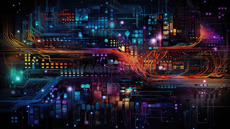 Servers Information Technology Graphic Stock Illustration ...