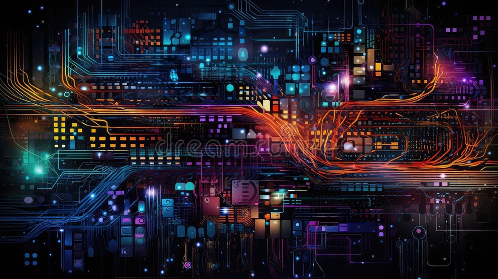 Technology Interdependence Stock Illustrations – 1,177 Technology ...