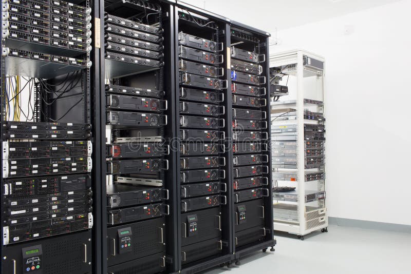 Servers stock image. Image of center, hosting, networking - 31372295