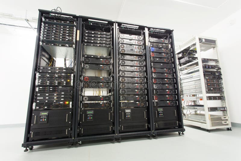 Servers stock image. Image of center, hosting, networking - 31372295