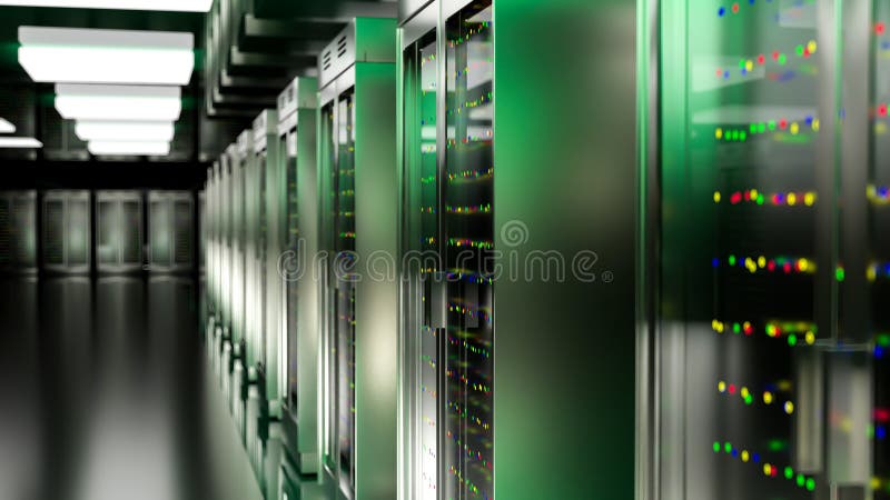 Servers. Server Room Data Center. Backup, Hosting, Mainframe, Farm and ...