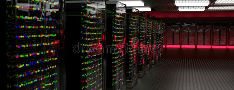 Servers. Server Room Data Center. Backup, Hosting, Mainframe, Farm and ...