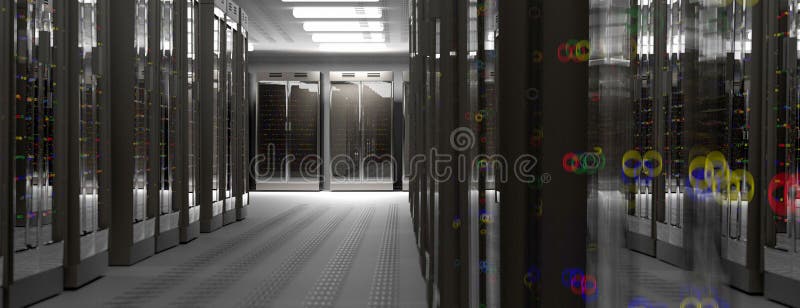Servers. Server Room Data Center. Backup, Hosting, Mainframe, Farm and ...