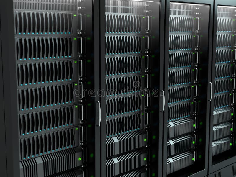 Server room stock illustration. Illustration of communication - 13180054