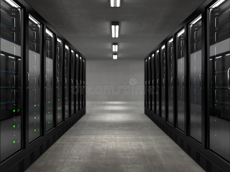 Servers stock illustration. Illustration of datacenter - 38702445