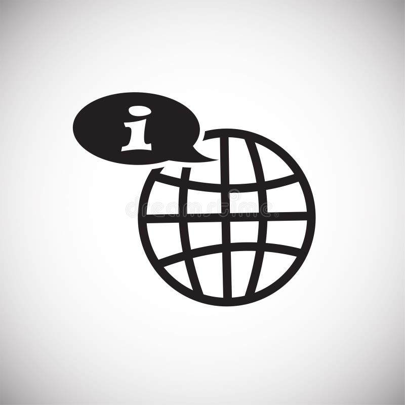 Serviço Ao Cliente Global No Fundo Branco Ilustração do Vetor ...