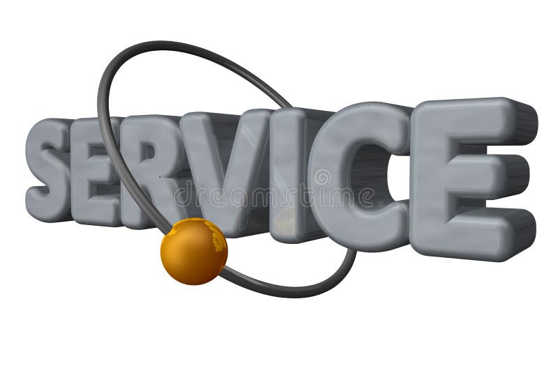 Service stock illustration. Illustration of service, orbit - 12714615