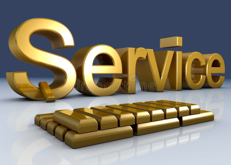 We are at Your Service Retro Store Sign Design Stock Vector ...