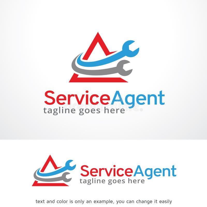 Service Agent Logo Template Design Vector, Emblem, Design Concept ...