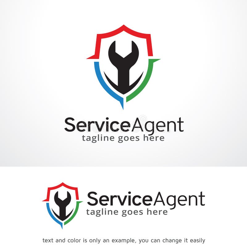 Service Agent Logo Template Design Vector, Emblem, Design Concept ...