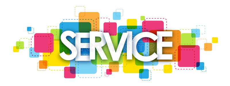 `CUSTOMER SERVICE` Concept with Relevant Icons Stock Vector ...