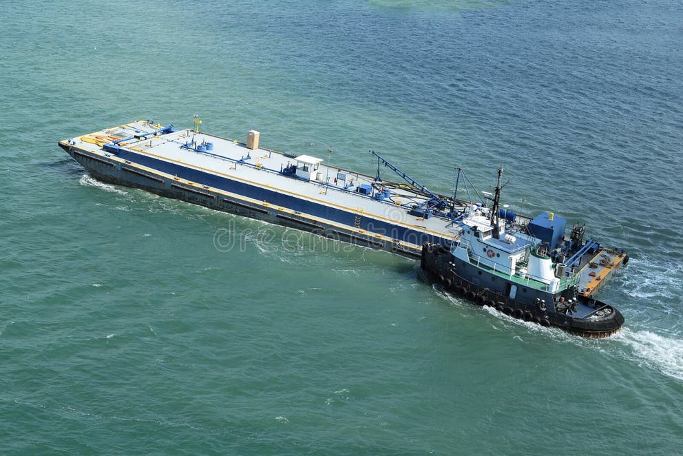 Service barge stock image. Image of caribbean, barge - 13788539