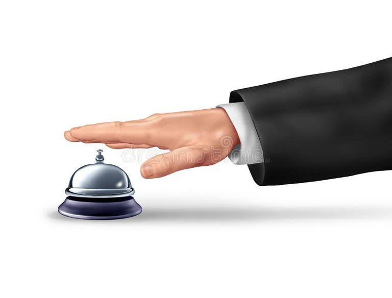 Hand Ringing Service Bell Stock Illustrations – 299 Hand Ringing ...