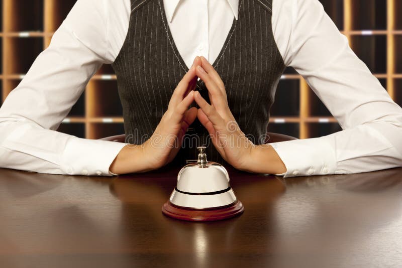 Hotel Concierge stock image. Image of hospitality, bellboy - 27047717