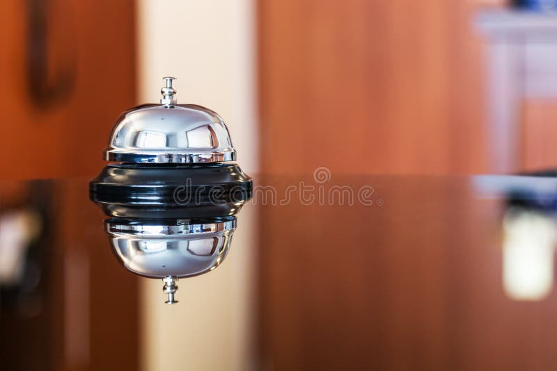 Service Bell in a Hotel or Other Premises Stock Image - Image of alert ...