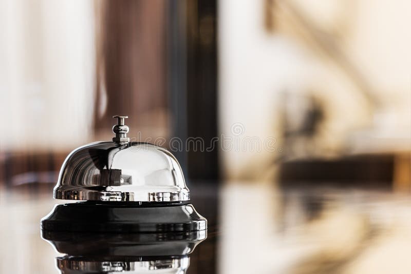 Service Bell in a Hotel or Other Premises Stock Photo - Image of ...