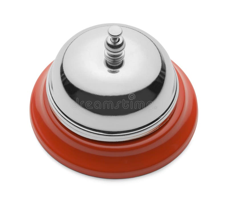 Service Bell Red stock photo. Image of clerk, clean, isolated - 50619354