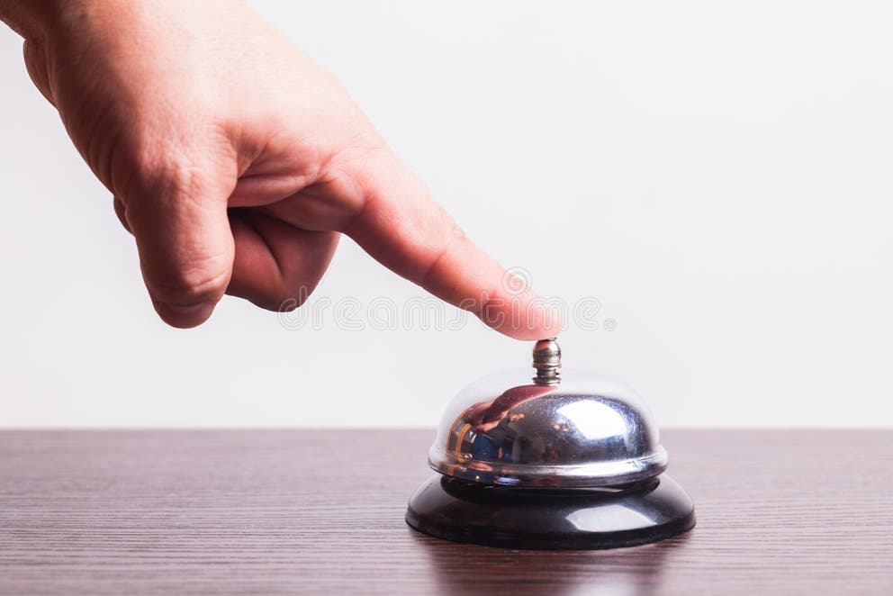Service bell ring stock photo. Image of alert, luxury - 62820380
