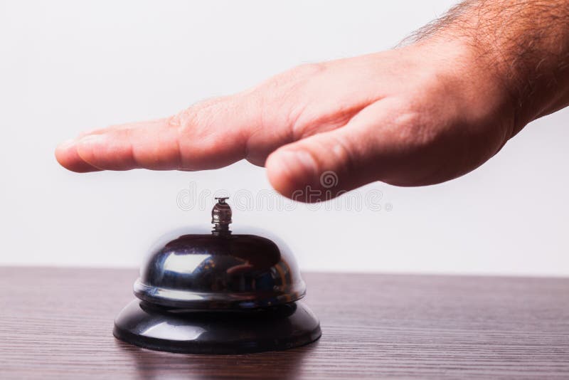 Service bell ring stock image. Image of alarm, luxury - 71298747