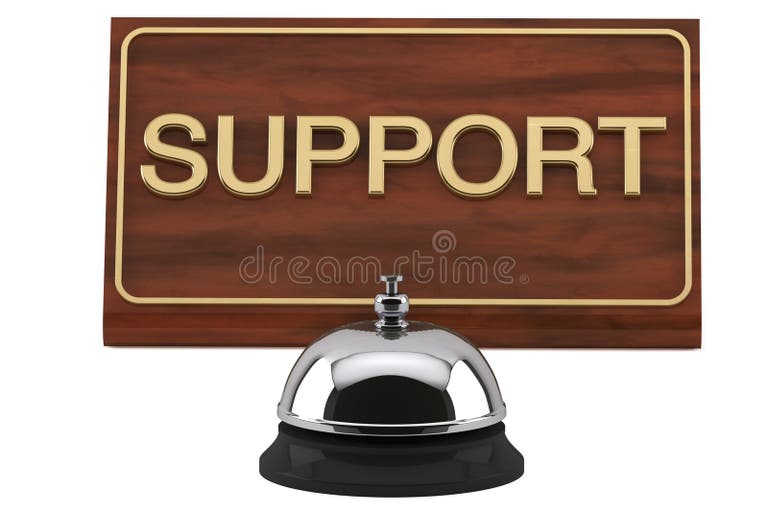 Service Bell with Support Sign