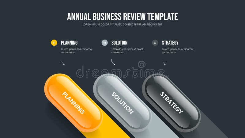 Service Briefing 3 Element Diagram Slide Design Stock Vector - Illustration of process, symbol ...