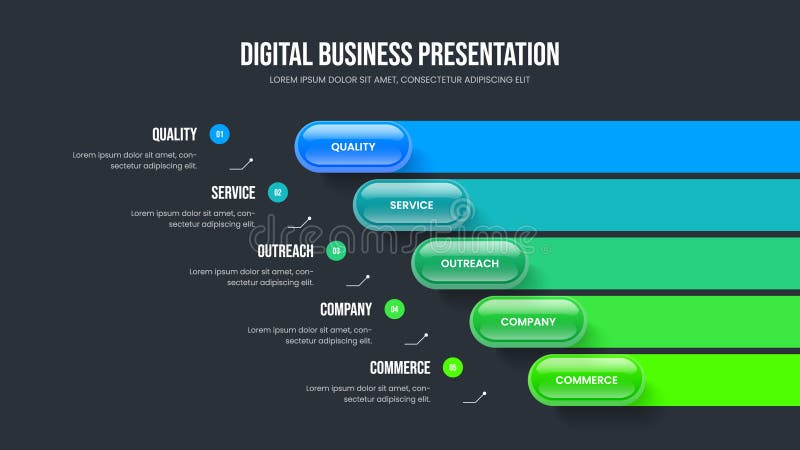 Service Campaign 5 Step Infographic Frame Template Stock Vector ...