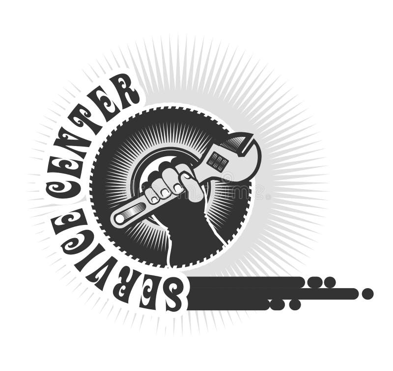 Service-Center-Logo vektor abbildung. Illustration von symbol - 62755696