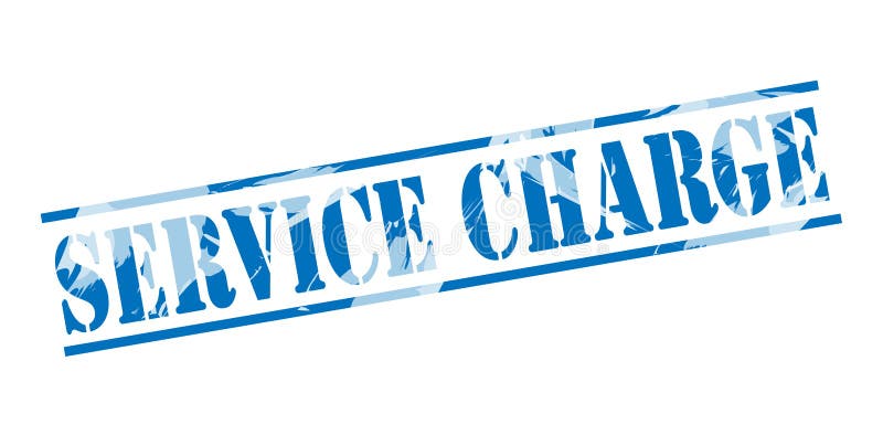 SERVICE CHARGE stock illustration. Illustration of office - 88003166