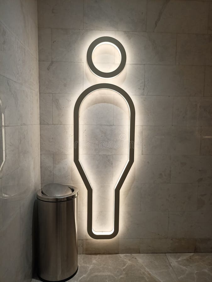 Service Corridor and Toilet Stock Photo - Image of white, number: 260805410