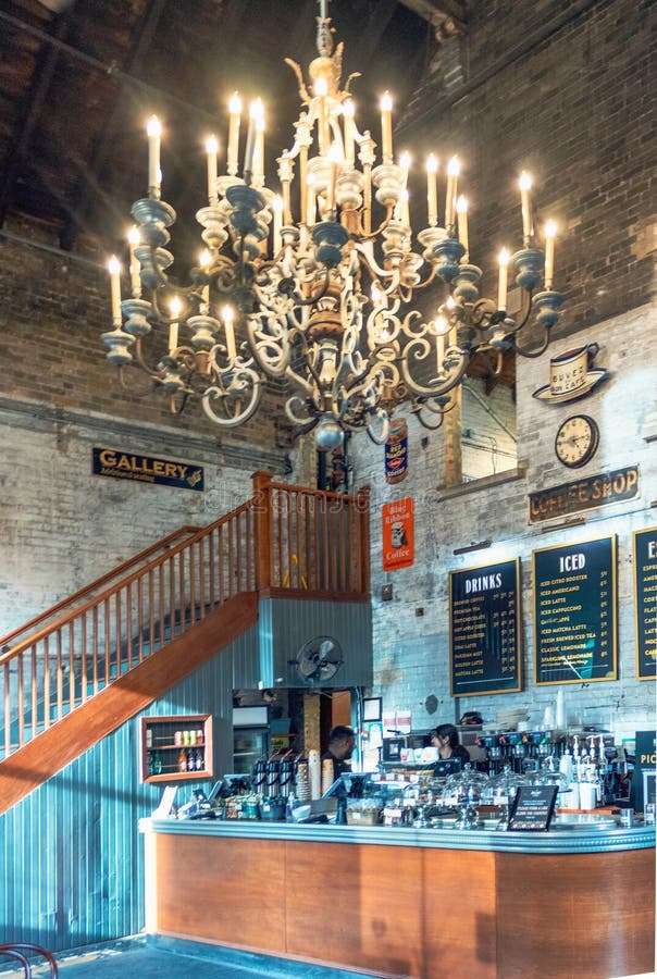 A Service Counter Inside the Balzac S Coffee Shop Editorial Image ...