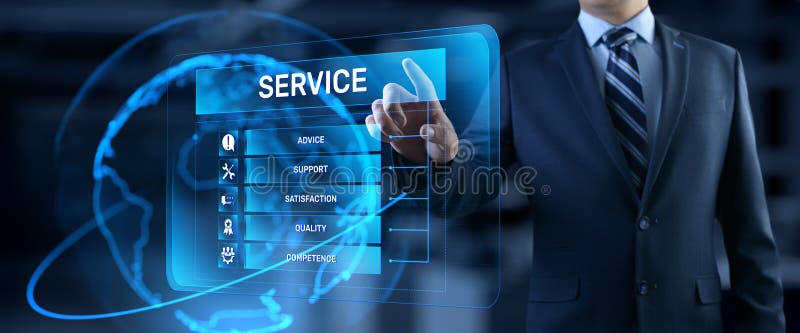 Service Customer Satisfaction Technical Support Concept on Virtual ...