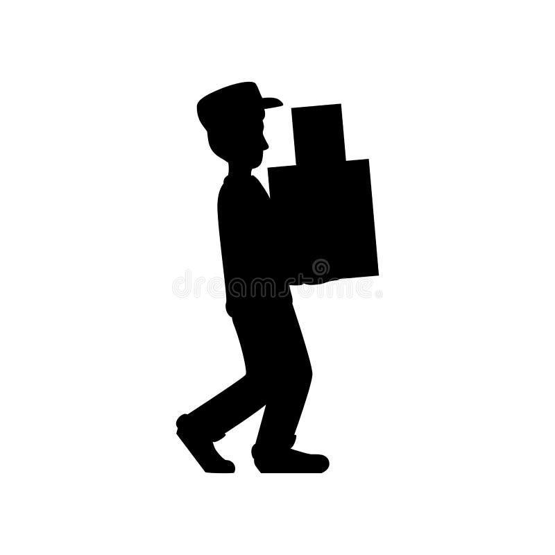 Service De Distribution De Facteur Illustration Stock - Illustration du ...