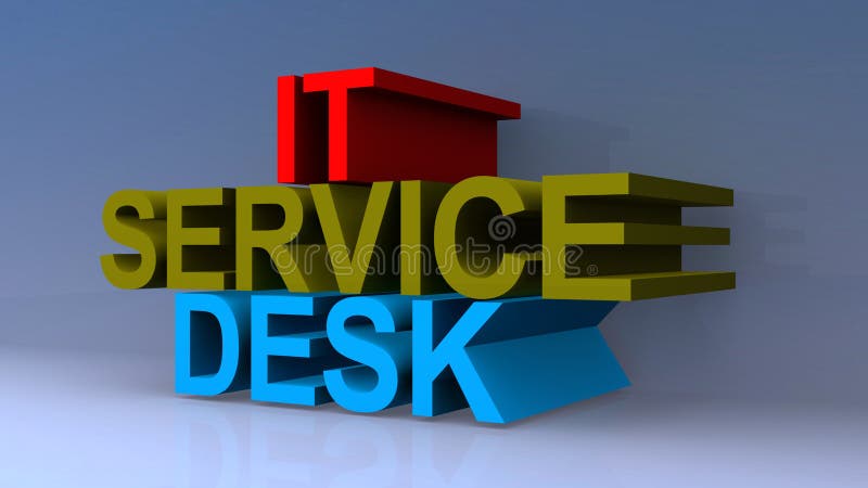 Service Desk Service and Repair Concept Stock Illustration ...