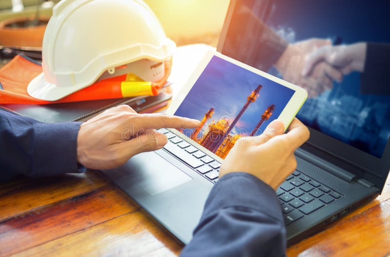 Service Engineer Working with Laptop Stock Image - Image of laptop ...