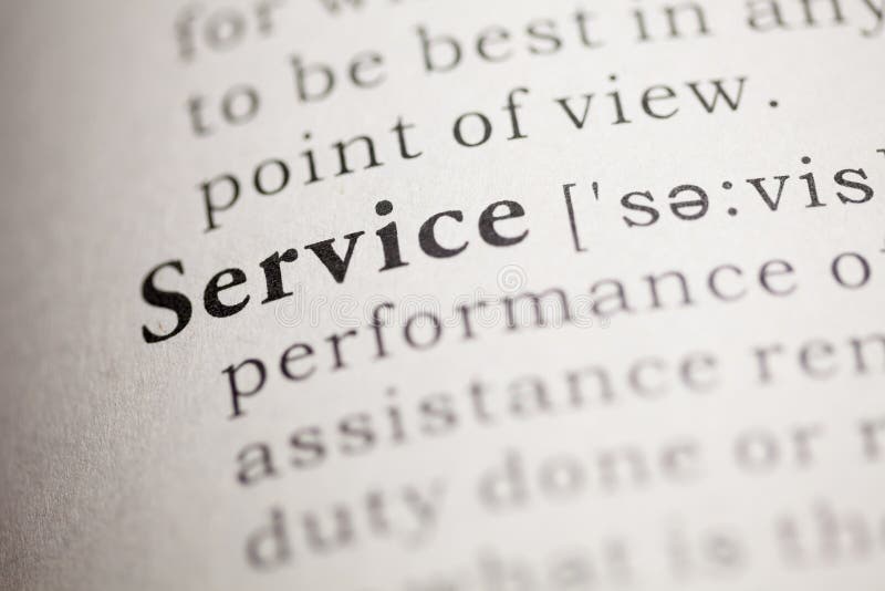 Definition of Service stock image. Image of loyalty, advice - 93233425