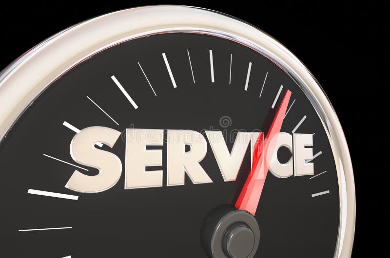 Fast Service - Speedy Customer Support Stock Illustration ...