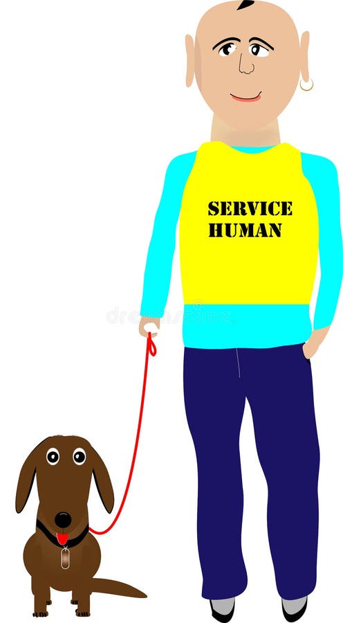 Service Human stock vector. Illustration of vector, animal - 45732749