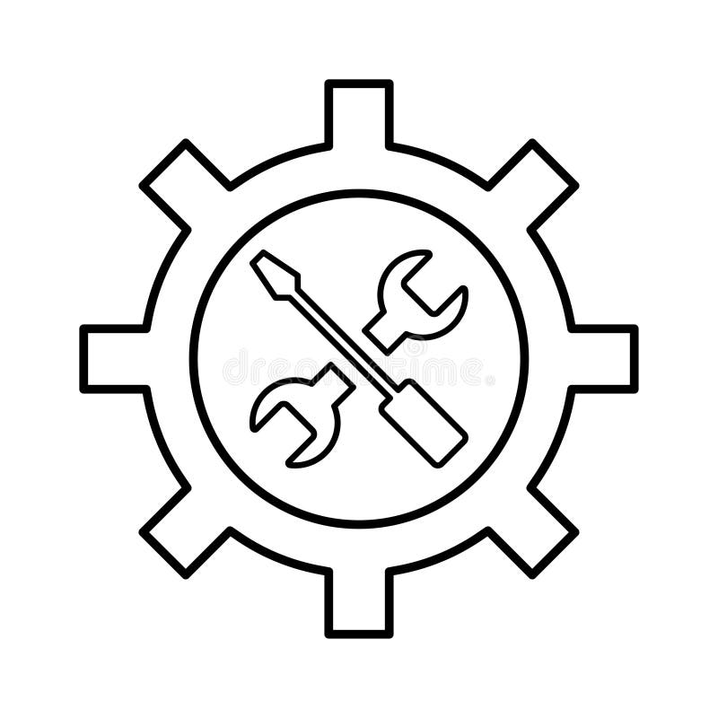 Service Icon. Line, Outline Design Stock Vector - Illustration of ...