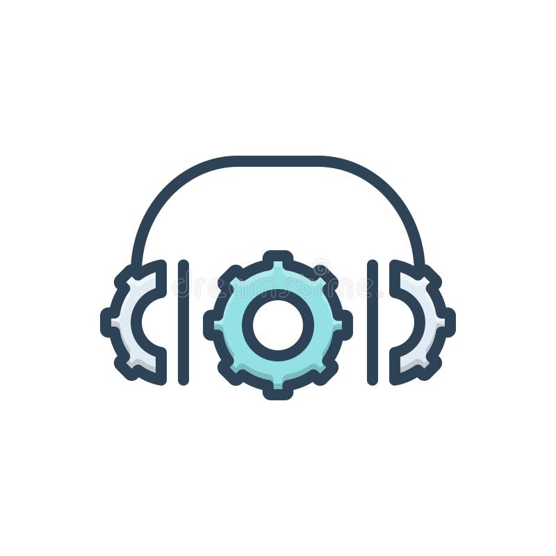 Color Illustration Icon for Service, Operator and Maintenance Stock ...