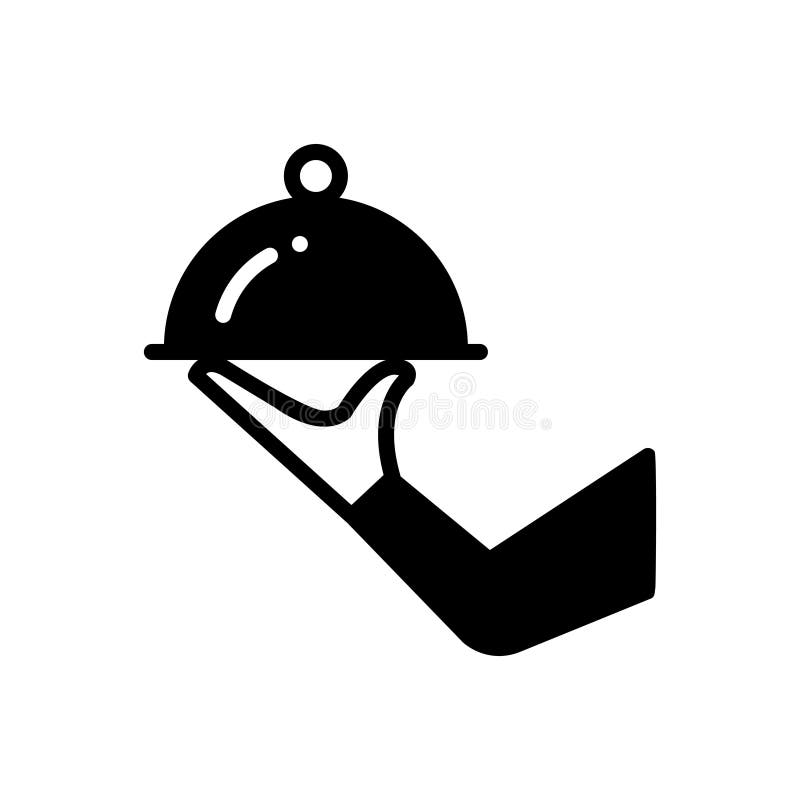 Black Solid Icon for Service, Made and Ready Stock Vector ...