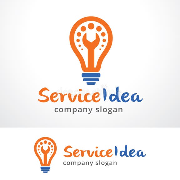 Service Idea Logo Template Design Vector, Emblem, Design Concept ...