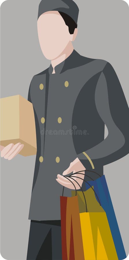 Service Illustration Series Stock Vector - Illustration of package ...