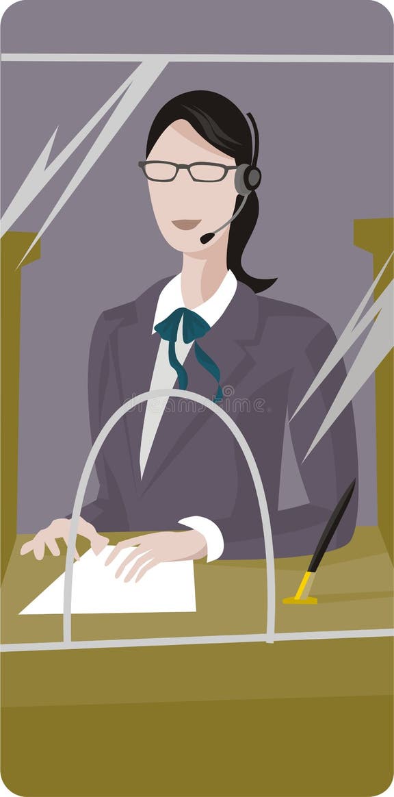 Service Illustration Series Stock Vector - Illustration of woman ...