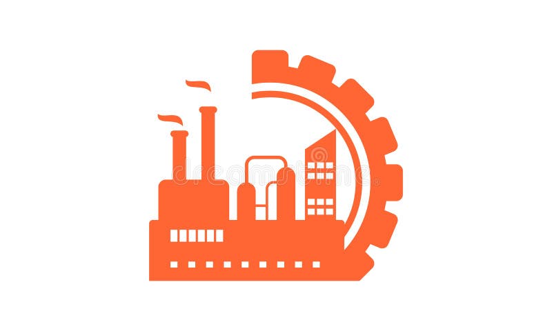 Service Industry Engineering Design Logo Stock Vector - Illustration of ...